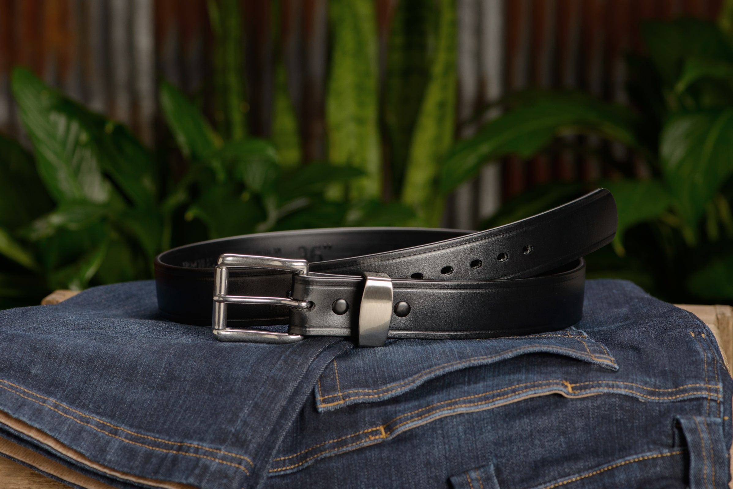 The Hercules Belt™ | Stainless Elongated Buckle– AmishMadeBelts.com